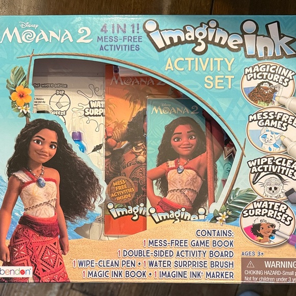 Disney | Toys | Disney Moana Imagine Ink Activity Set Blue And Orange ...